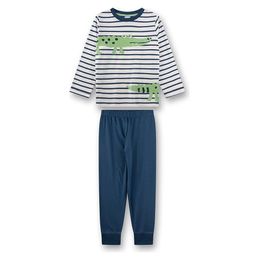 Sanetta Pyjama in Dunkelblau/ Creme - 50% | Gr&ouml;&szlig;e 92 | Kinder-waesche