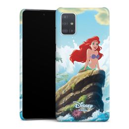 DeinDesign Galaxy A51 Handy Premium Case Smartphone Handyh&uuml;lle Schutzh&uuml;lle gl&auml;nzend Official Licensed Product Arielle Die Meerjungfrau Mermaid Premium Case