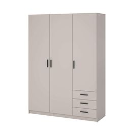 Kleiderschrank Inosign "Sprint, viel Stauraum, robuste Qualit&auml;t, 3 Breiten 98, 147, 195 cm", cashmere, B:147cm H:204cm T:49,8cm, Holzwerkstoff, Schr&auml;nke, Kleiderschrank, viel Stauraum mit T&uuml;ren, Schubladen und Einlegeb&ouml;den, modernes Design