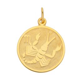 Adelia&acute;s Kettenanh&auml;nger ADELIA&acute;S "333 Gold Sternzeichen Anh&auml;nger Skorpion &Oslash; 16 mm", gold, Schmuckanh&auml;nger, Damen, Skorpion, Gold, Kettenanh&auml;nger, Goldschmuck f&uuml;r Damen & Herren