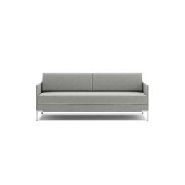 Schlafsofa HESTB&AElig;K "Hestb&aelig;k 415 3-Sitzer, Bettfunktion, Federkern, Breite 208cm", grau (slate grau), B:208cm H:79cm T:82cm, 100% Polyester, Sofas, Schlafsofa, Umklappbar, Querschl&auml;fer, sehr komfortabel, Stauraum