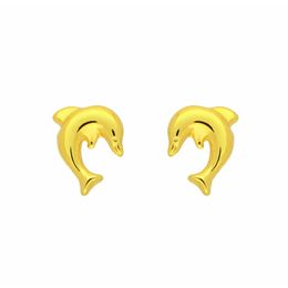 Adelia&acute;s Paar Ohrh&auml;nger ADELIA&acute;S "Delphin Ohrstecker Ohrringe 333 Gold ( 8K )", gold, Ohrringe, M&auml;dchen, Kinder, Gold, Goldohrringe Delphin