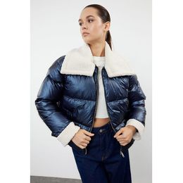 Trendyol Winterjacke in Dunkelblau - 70% | Gr&ouml;&szlig;e L | Damenjacken