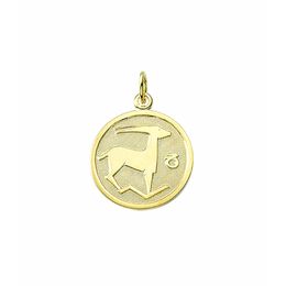 Adelia&acute;s Sternzeichenanh&auml;nger ADELIA&acute;S "Sternzeichen Anh&auml;nger Steinbock 333 Gold ( 8K )", gold, Schmuckanh&auml;nger, Damen, Steinbock, Gold, Goldanh&auml;nger Steinbock