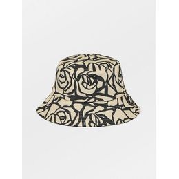 Becks&ouml;ndergaard Becks&ouml;ndergaard Hut in Beige/ Schwarz - 45% | Gr&ouml;&szlig;e M/L | Damen-muetzen-caps