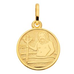 Adelia&acute;s Kettenanh&auml;nger ADELIA&acute;S "333 Gold Sternzeichen Anh&auml;nger Wassermann &Oslash; 11,8 mm", gold, Schmuckanh&auml;nger, Damen, Wassermann, Gold, Kettenanh&auml;nger, Goldschmuck f&uuml;r Damen & Herren