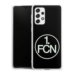 DeinDesign Galaxy A33 5G Handy Silikon H&uuml;lle Case transparent Handyh&uuml;lle 1. Fc N&uuml;rnberg Logo 1. Fcn Silikon Case