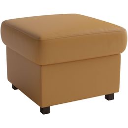 Sit & More Polsterhocker SIT & MORE "Montego", curry, B:58cm H:46cm T:58cm, Hocker, Polsterhocker