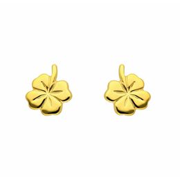Adelia&acute;s Paar Ohrh&auml;nger ADELIA&acute;S "Kleeblatt Ohrstecker Ohrringe 333 Gold ( 8K )", gold, Ohrringe, Damen, Damen, Gold, Goldohrringe Kleeblatt