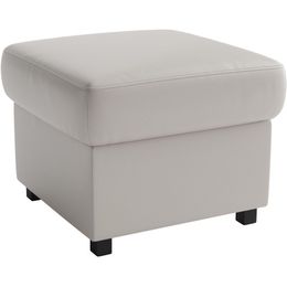 Sit & More Polsterhocker SIT & MORE "Montego", light grau, B:58cm H:46cm T:58cm, Hocker, Polsterhocker