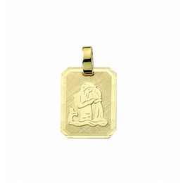 Adelia&acute;s Sternzeichenanh&auml;nger ADELIA&acute;S "Sternzeichen Anh&auml;nger Wassermann 333 Gold ( 8K )", gold, Schmuckanh&auml;nger, Damen, Wassermann, Gold, Goldanh&auml;nger Wassermann