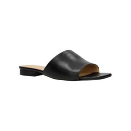 Wojas Leder-Pantoletten in Schwarz - 40% | Gr&ouml;&szlig;e 40 | Damen-pantoletten