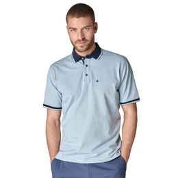 Poloshirt Casamoda "Casamoda Polo-Shirt uni", Herren, Gr. L, hellt&uuml;rkis, 95% Baumwolle, 5% Elasthan, Shirts