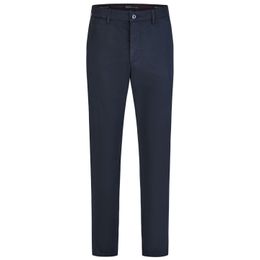 Br&uuml;hl Chinohose BR&Uuml;HL "London", Herren, Gr. 24, EURO-Gr&ouml;&szlig;en, blau, 98% Baumwolle, 2% Elasthan, unifarben, lang, Hosen Chinohose, mit High-Stretch und wasserabweisender Funktion