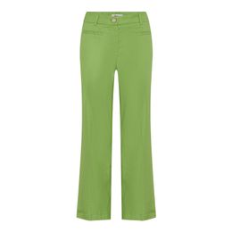 Culotte Brax "Style MAINE S", Damen, Gr. 34L68, Langgr&ouml;&szlig;en, hellgr&uuml;n, Web, 59% Leinen, 19% Baumwolle, 19% Viskose, 3% Elasthan, Hosen Culotte