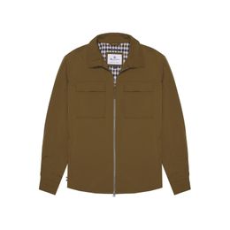 Wolljacke AQUASCUTUM ACTIVE "STRETCH OVERSHIRT Herren", Herren, Gr. L, army gr&uuml;n, Softshell, 84% Nylon, 16% Elasthan, normal normal, Jacken, Hemdjacke Herren, leichte Jacke, &Uuml;berhemd, Wetterjacke, Sale