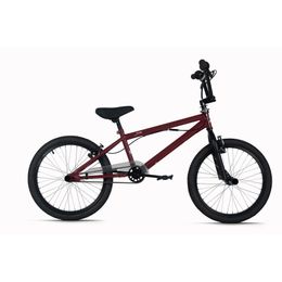 BMX-Rad WYLD "WYLD BMX Freestyle 20'' TRX 360-Rotorsystem - Ab 8 Jahre" Gr. 28, rot, schwarz, Fahrr&auml;der, Kinder, 28cm, 20 Zoll (50,80cm) hinten: 20 Zoll (50,80cm), 2 Pegs inklusive