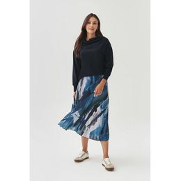 TATUUM Rock in Schwarz/ Wei&szlig;/ Blau - 61% | Gr&ouml;&szlig;e M | Damenroecke