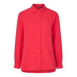 Pieces Bluse "Sastina" in Rot - 67% | Gr&ouml;&szlig;e L | Damen-blusen