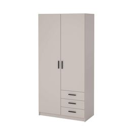 Kleiderschrank Inosign "Sprint, viel Stauraum, robuste Qualit&auml;t, 3 Breiten 98, 147, 195 cm", cashmere, B:98,5cm H:204cm T:49,8cm, Holzwerkstoff, Schr&auml;nke, Kleiderschrank, viel Stauraum mit T&uuml;ren, Schubladen und Einlegeb&ouml;den, modernes Design