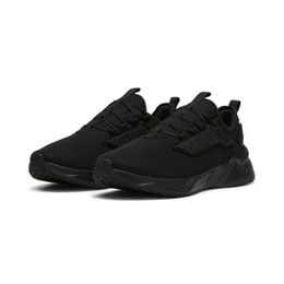 Trainingsschuh Puma "Retaliate 3 Laufschuhe Erwachsene", Damen, Gr. 39, schwarz, Obermaterial: Textil, Synthetik. Futter: Textil. Innensohle: Textil. Laufsohle: Synthetik, Gummi, Schuhe