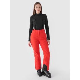 4F Ski-/ Snowboardhose in Rot - 72% | Gr&ouml;&szlig;e L | Damen-sporthosen