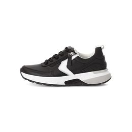 Gabor Leder-Sneakers in Schwarz - 68% | Gr&ouml;&szlig;e 38 | Damen-sneakers