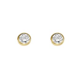 Adelia&acute;s Paar Ohrh&auml;nger ADELIA&acute;S, gold, Ohrringe, Damen, Damen, 0,15 VVS = sehr sehr kleine Einschl&uuml;sse, Gold