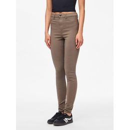 Pieces Hose "Pchighskin" in Hellbraun - 50% | Gr&ouml;&szlig;e M | Damenhosen