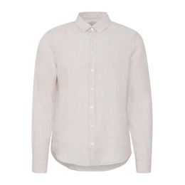 Langarmhemd Casual Friday "Langarmhemd CFAnton", Herren, Gr. XXL, N-Gr, beige (chateau gray), Obermaterial: 100% Leinen LI., Hemden