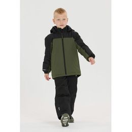 ZIGZAG Ski-/ Snowboardjacke "Murdoch" in Khaki - 58% | Gr&ouml;&szlig;e 110 | Kinder-outdoor-jacken