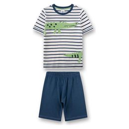 Sanetta Pyjama in Dunkelblau/ Creme - 38% | Gr&ouml;&szlig;e 104 | Kinder-waesche