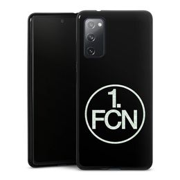 DeinDesign Galaxy S20 FE Handy Silikon H&uuml;lle Case schwarz Handyh&uuml;lle 1. Fc N&uuml;rnberg Logo 1. Fcn