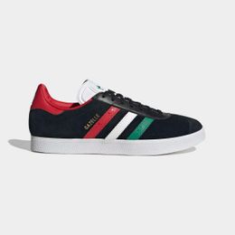 Sneaker adidas Performance "ADIDAS GAZELLE", Herren, Gr. 37, core schwarz, ftwr wei&szlig;, better scarlet, Leder, Schuhe Sneaker, Jamaika Bob Marley