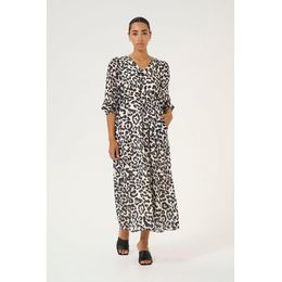 Kaffe Kleid "Sepia" in Creme/ Schwarz - 86% | Gr&ouml;&szlig;e 36 | Damen-kleider