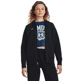 Under Armour Sweatjacke "Rival" in Schwarz - 49% | Gr&ouml;&szlig;e M | Damen-sweatshirts-jacken