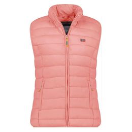 Geographical Norway Steppweste "Vatikolor" in Rosa - 62% | Gr&ouml;&szlig;e S | Damenjacken
