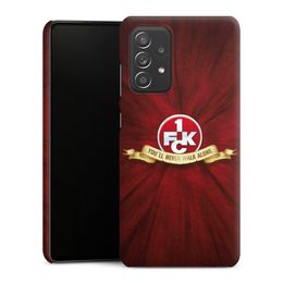 DeinDesign Galaxy A52s 5G Handy Premium Case Smartphone Handyh&uuml;lle Schutzh&uuml;lle matt Logo 1. Fc Kaiserslautern Official Licensed Product Premium Case