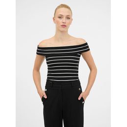 ORSAY Shirt in Schwarz/ Creme - 42% | Gr&ouml;&szlig;e M | Damen-tops