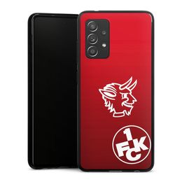 DeinDesign Galaxy A52s 5G Handy Silikon H&uuml;lle Case schwarz Handyh&uuml;lle 1. Fc Kaiserslautern Devil Official Licensed Product
