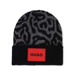 Hugo Beanie in Schwarz - 42% | Gr&ouml;&szlig;e 158/164 | Kindermuetzen