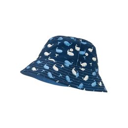 Playshoes Wende-Sonnenhut "Wal" in Blau - 39% | Gr&ouml;&szlig;e 53 cm | Kindermuetzen
