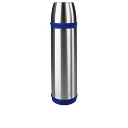 Emsa Isolierflasche "Captain" in Chrom/ Blau - 1 l - 16% | Damen-outdoor-ausruestung