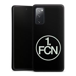 DeinDesign Galaxy S20 FE Handy Premium Silikon H&uuml;lle Handyh&uuml;lle schwarz Case 1. Fc N&uuml;rnberg Logo 1. Fcn Silikon Premium Case