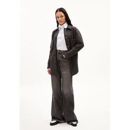 armedangels Hemdjacke "Almaraa" in Schwarz - 55% | Gr&ouml;&szlig;e M | Damenjacken