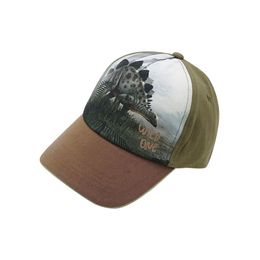 MaxiMo Cap "Dinosaurier" in Khaki - 15% | Gr&ouml;&szlig;e 51 cm | Kindermuetzen