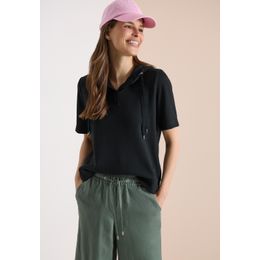 Sweatshirt Cecil, Damen, Gr. L (42), palm breeze gr&uuml;n, Sweatware, 77% Polyester, 21% Viskose, 2% Elasthan, unifarben, comfort fit, ohne Ausschnitt, normaler Saum, Sweatshirts Sweatshirt, mit Kapuze