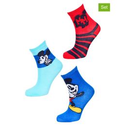 Disney Mickey Mouse 3er-Set: Socken "Mickey" in Bunt - 35% | Gr&ouml;&szlig;e 31-34 | Kinder-socken-strumpfhosen