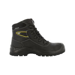 Sicherheitsschuh SAFETY JOGGER WORKS "Basalt" Gr. 41, schwarz, 41, Obermaterial: 50% Rindsleder Leather cow. 50% Lammleder LEL., Schuhe