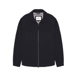 Wolljacke AQUASCUTUM ACTIVE "STRETCH OVERSHIRT Herren", Herren, Gr. L, schwarz, Softshell, 84% Nylon, 16% Elasthan, normal normal, Jacken, Hemdjacke Herren, leichte Jacke, &Uuml;berhemd, Wetterjacke, Sale